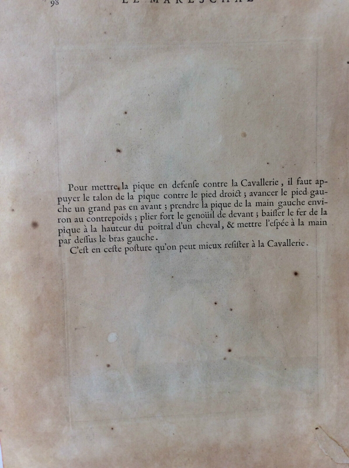 Mareschal De Lostelneau. Soldat pique uniforme XVII, Louis XIV. Estampe ...